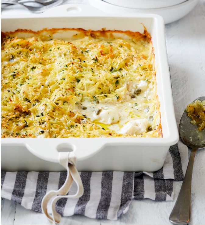 Fish Pie with Potato Rosti Topping - Egmont Seafoods